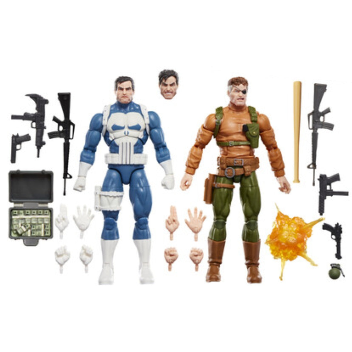 Punisher & Nick Fury Marvel Legends Gamerverse Action Figure 2-Pack ...