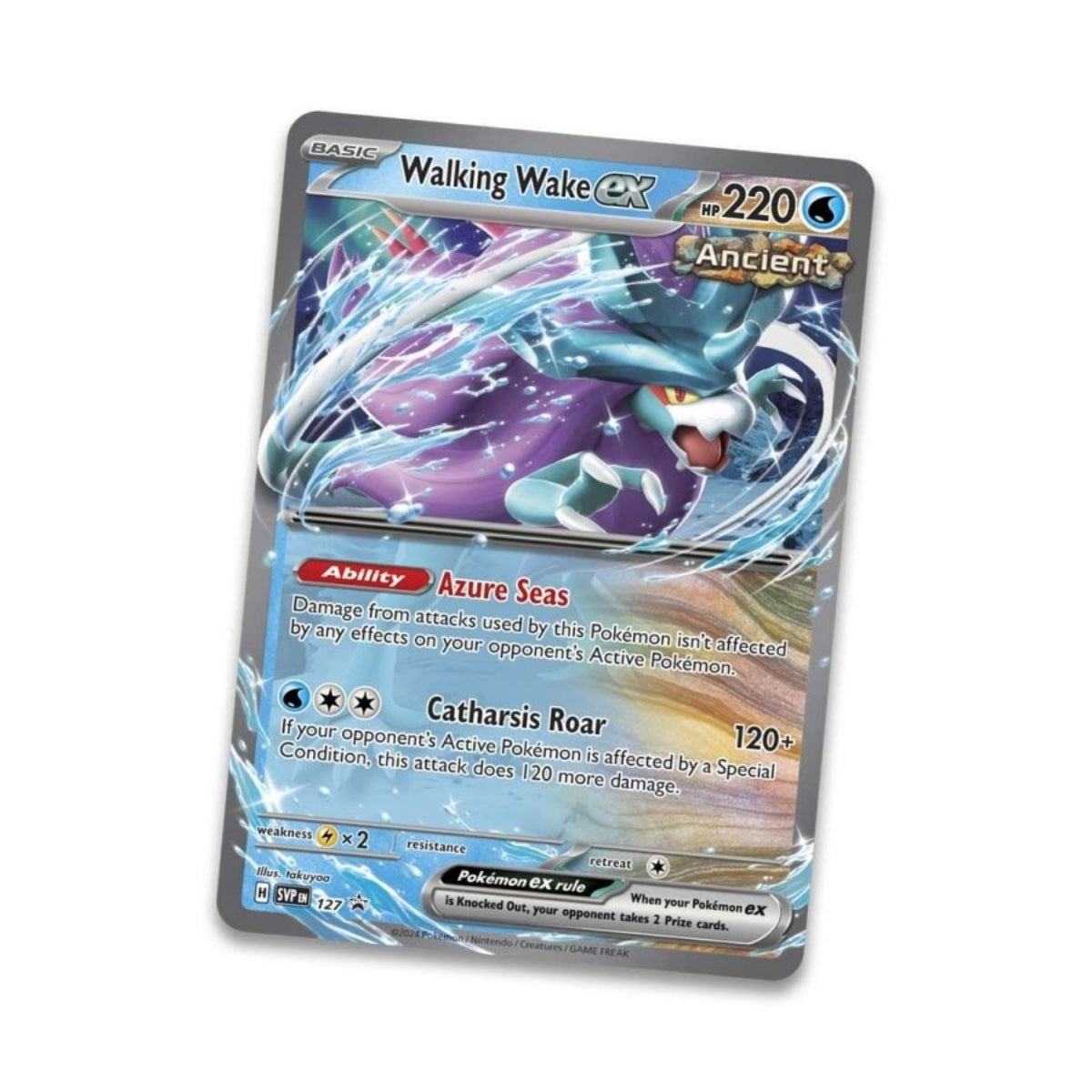 Walking Wake ex Paradox Clash Legends Scarlet & Violet Pokemon Tin ...